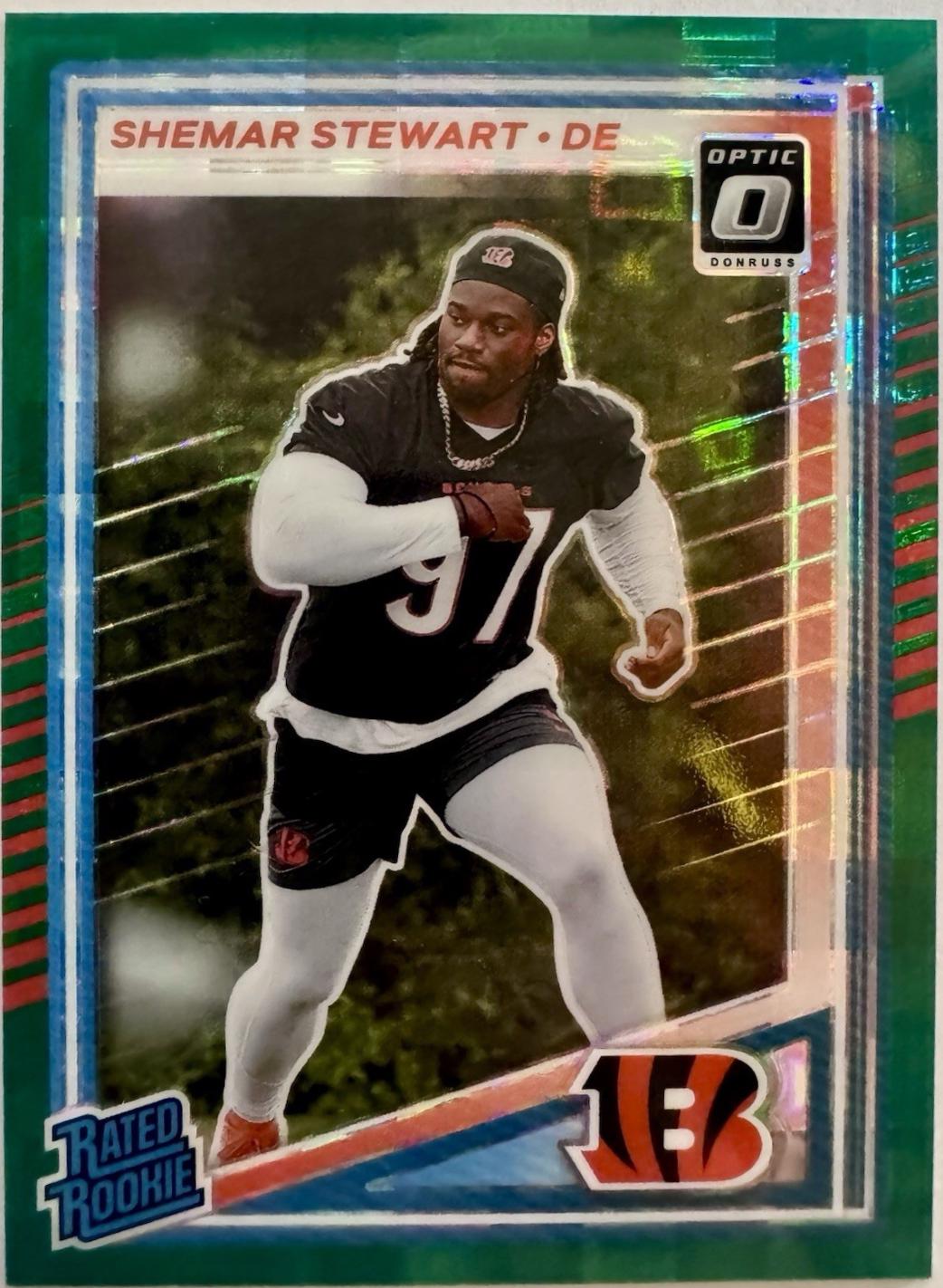 Shemar Stewart [Green Pandora Optic Preview] #393 Prices | 2025 Panini ...