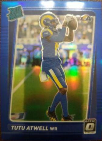 Tutu Atwell [Blue] #220 Prices | 2021 Panini Donruss Optic | Football Cards