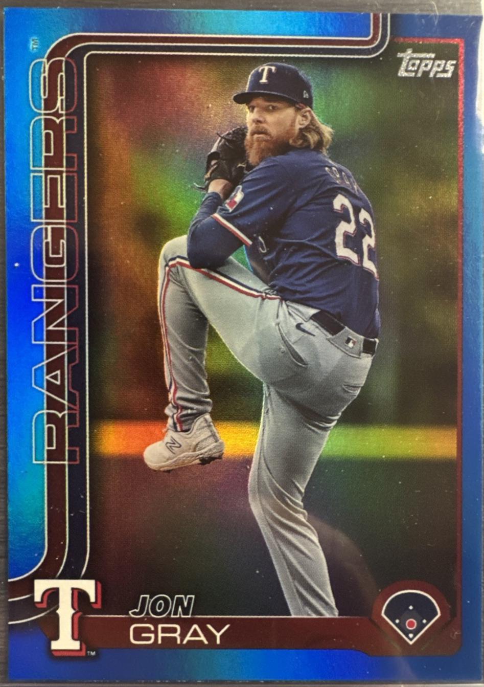 Jon Gray [Blue Foil] #62 Prices | 2025 Topps | Baseball Cards