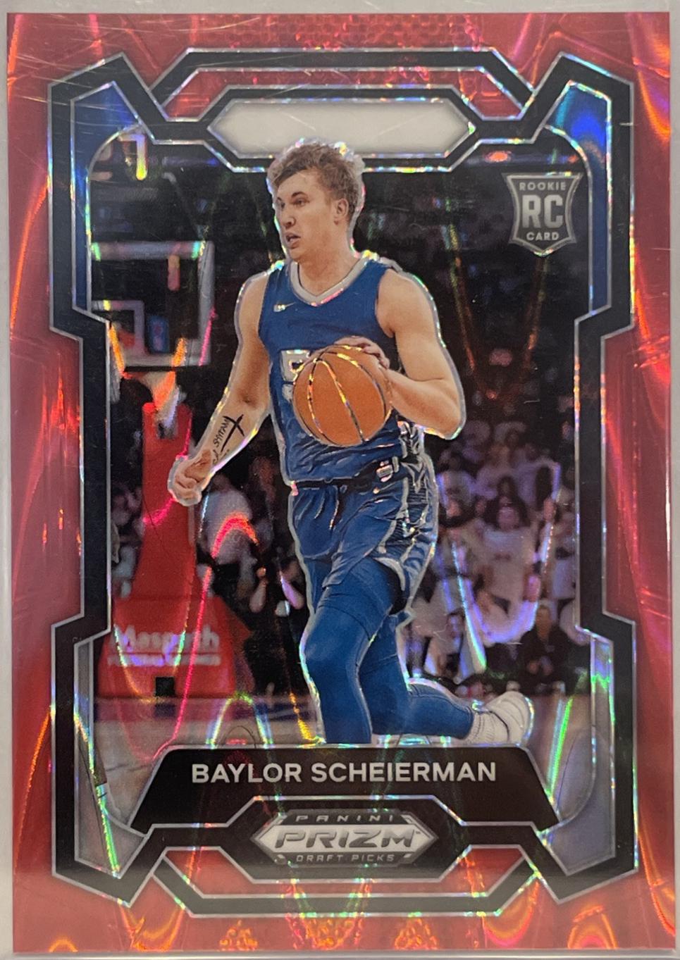 Baylor Scheierman [Red Seismic] #68 Prices | 2024 Prizm Draft Picks ...