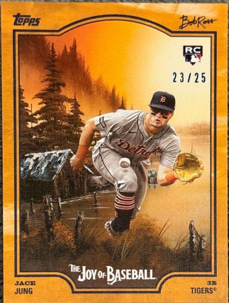Jace Jung [Indian Yellow] #98 Prices | 2025 Topps X Bob Ross | Baseball ...