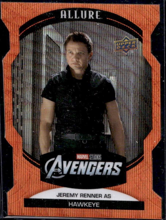 Jeremy Renner as Hawkeye [Orange Die Cut] #14 Prices | Marvel 2022 ...