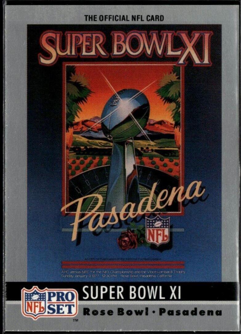 Super Bowl XI #11 Prices | 1990 Pro Set | Football Cards
