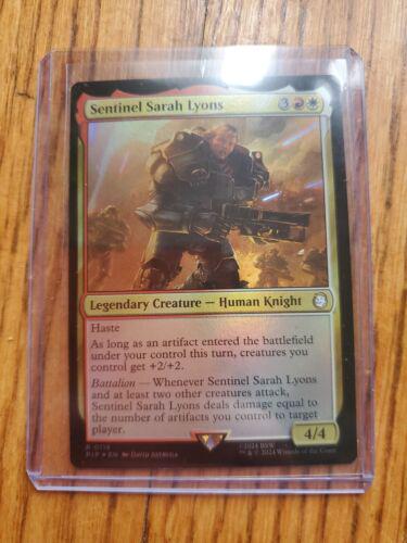Sentinel Sarah Lyons [Foil] #428 Prices | Magic Fallout | Magic Cards