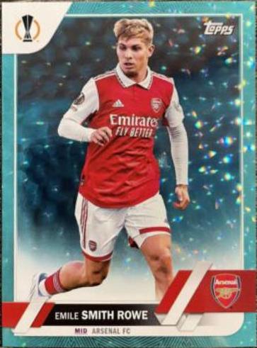 Emile Smith Rowe [Icy Aqua] #55 Prices | 2022 Topps UEFA Club ...