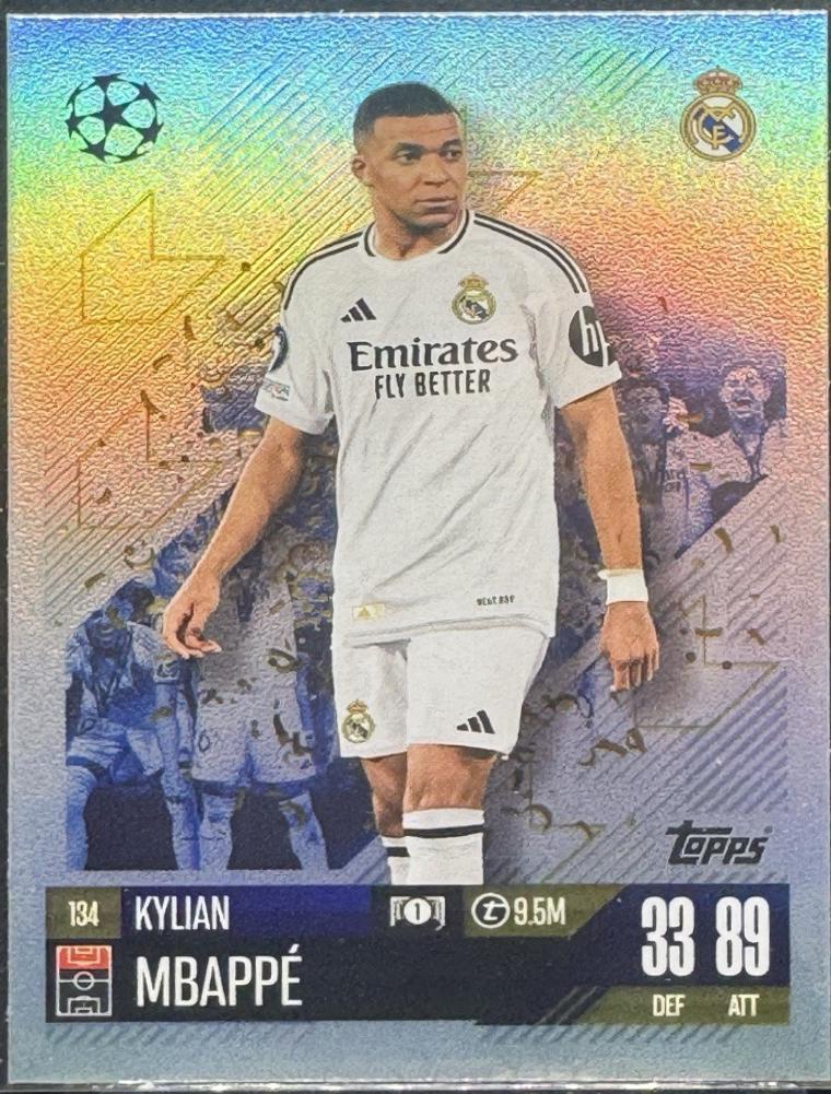 Kylian Mbappe #134 Prices | 2024 Topps Match Attax UEFA | Soccer Cards
