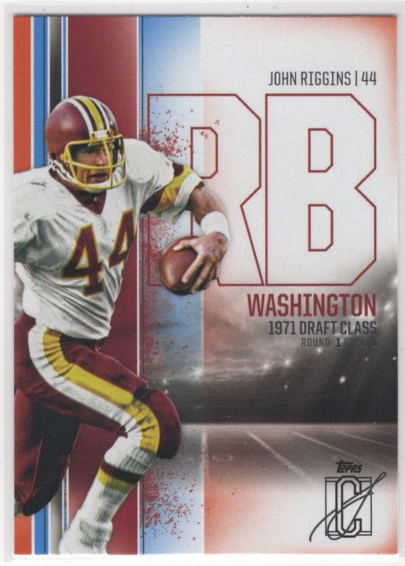 John Riggins [Blue Orange] #60 Prices | 2024 Topps Signature Class ...
