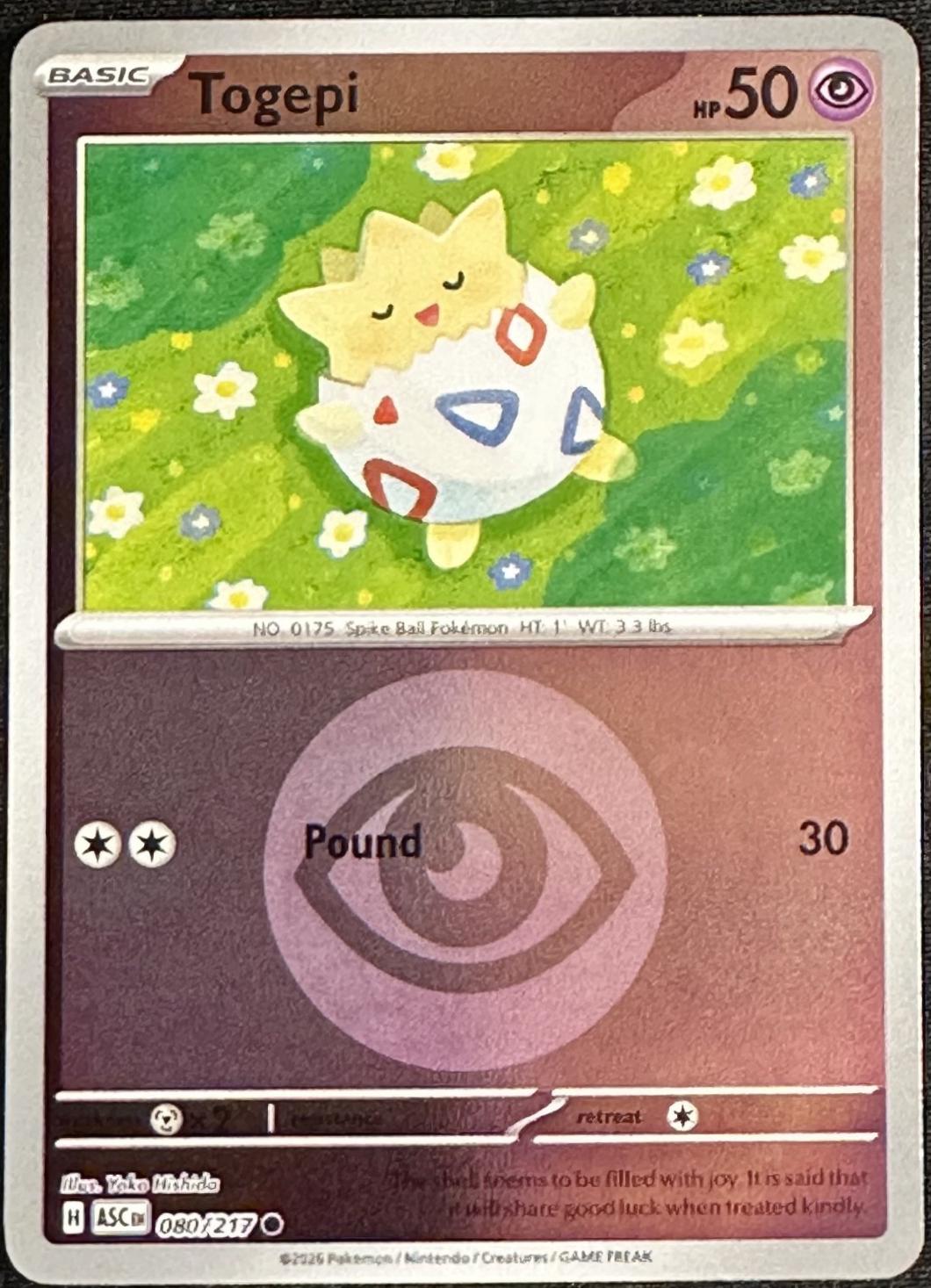Togepi [Energy] #80 Prices | Pokemon Ascended Heroes | Pokemon Cards