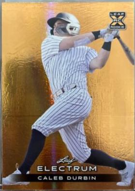 Caleb Durbin [Gold Silver Board] #85 Prices | 2024 Leaf Electrum ...