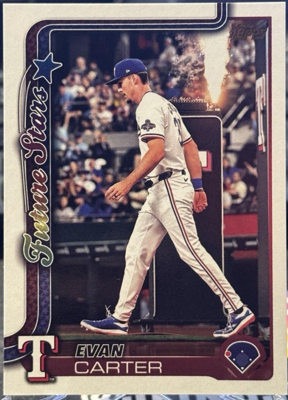 Evan Carter [Golden Mirror Image Variation] #288 Prices | 2025 Topps ...