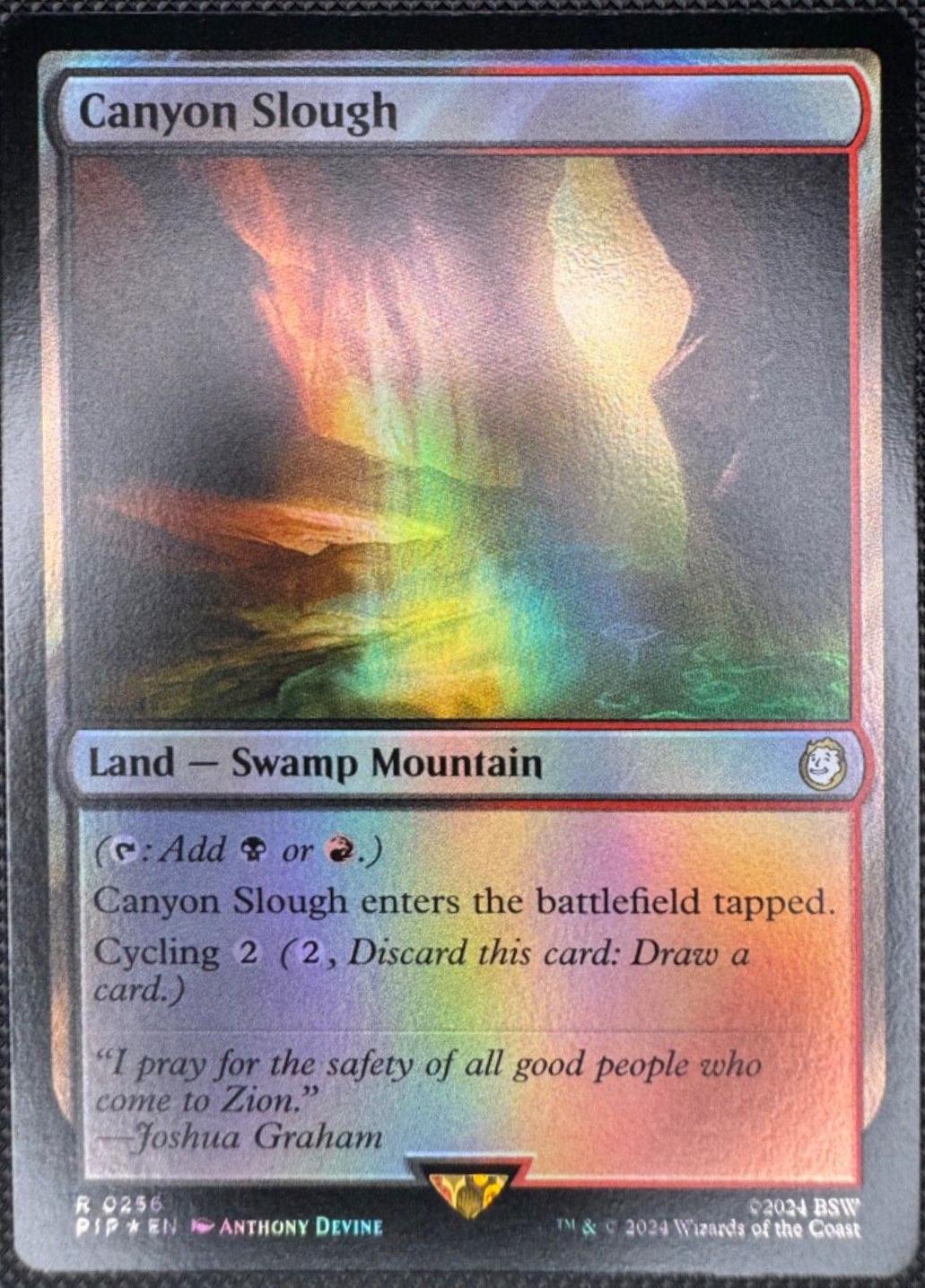 Canyon Slough [Foil] #489 Prices | Magic Fallout | Magic Cards