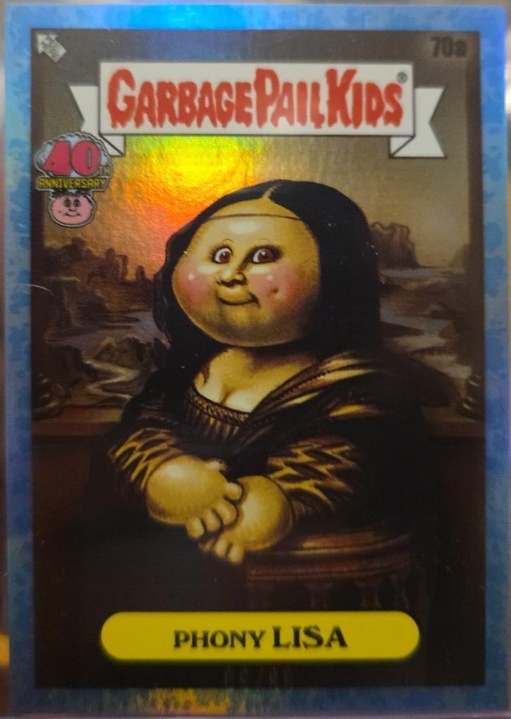 Phony Lisa [Blue] #70a Prices | 2025 Topps Worst of Garbage Pail Kids ...