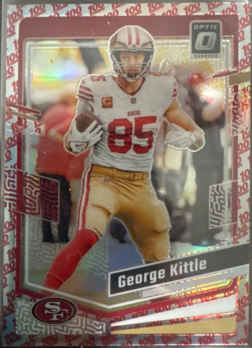 George Kittle [100] #172 Prices | 2023 Panini Donruss Optic | Football ...