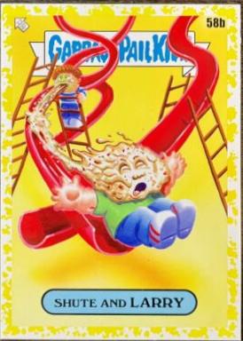 Shute and Larry [Yellow] #58b Prices | Garbage Pail Kids at Play | GPK ...