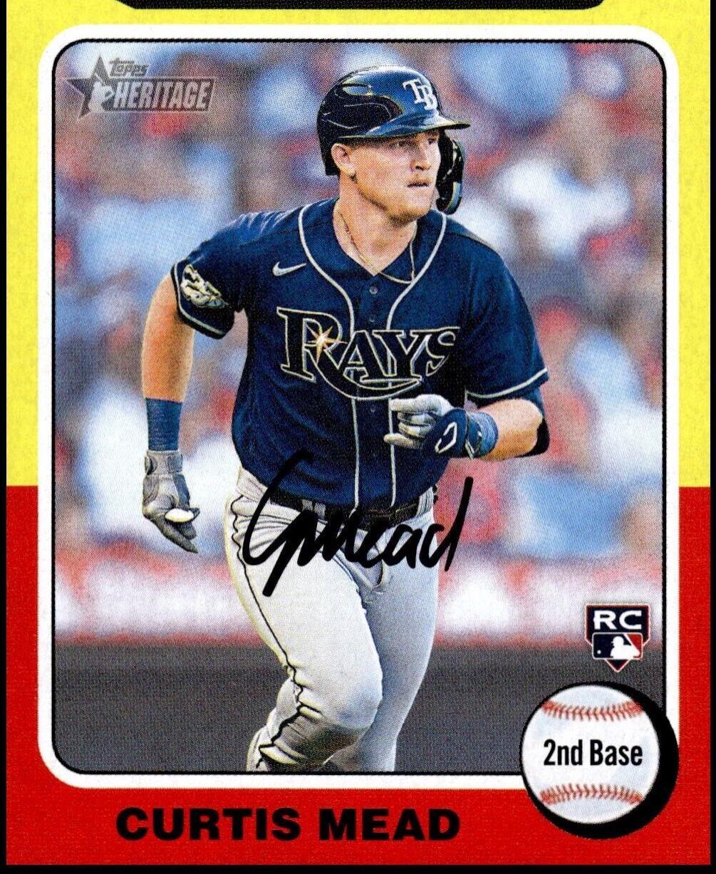 Curtis Mead #176 Prices [Rookie] | 2024 Topps Heritage | Baseball Cards