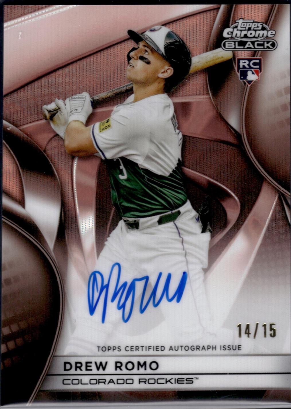 Drew Romo [Rose Gold Wave Refractor] #CBA-DR Prices | 2025 Topps Chrome ...