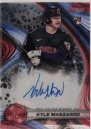 Kyle Manzardo #B24-KM Prices | 2024 Bowman's Best of 2024 Autograph ...