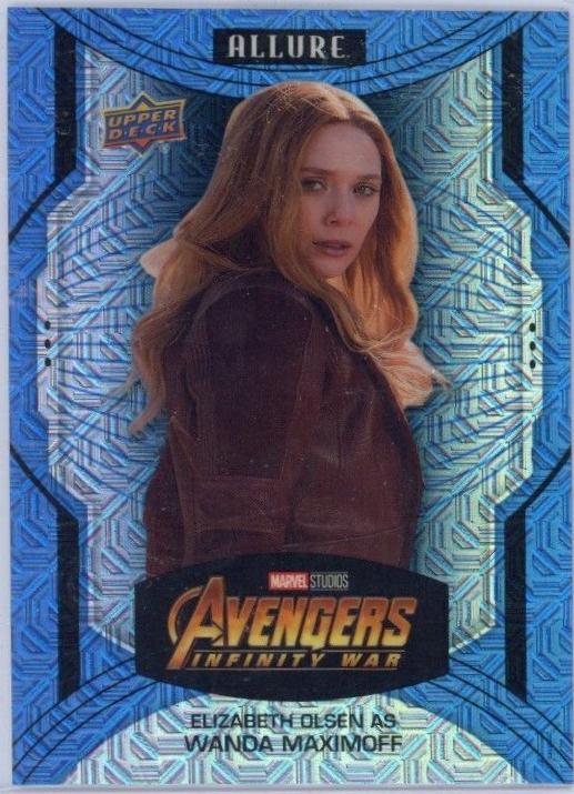 Elizabeth Olsen as Wanda Maximoff [Blue Line] #128 Prices | Marvel 2022 ...