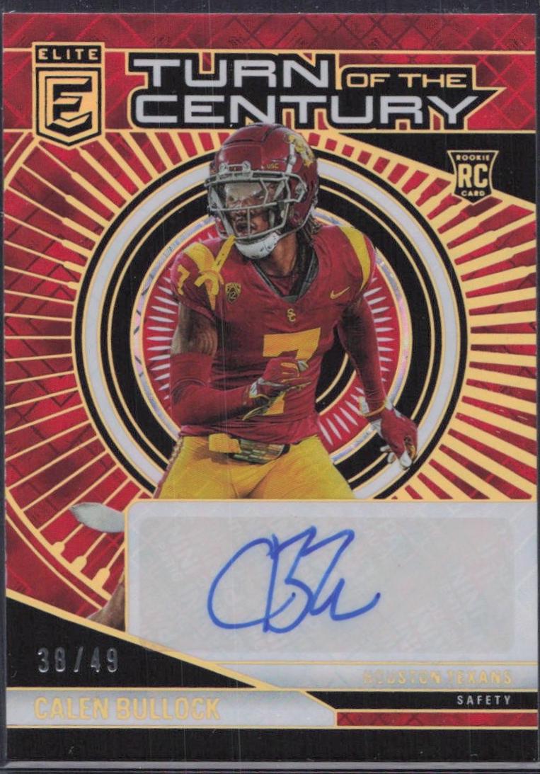 Calen Bullock [Red] #TCA-CBU Prices | 2024 Panini Donruss Elite Turn of ...