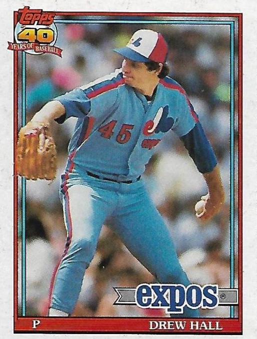 Drew Hall #77 Prices | 1991 Topps | Baseball Cards