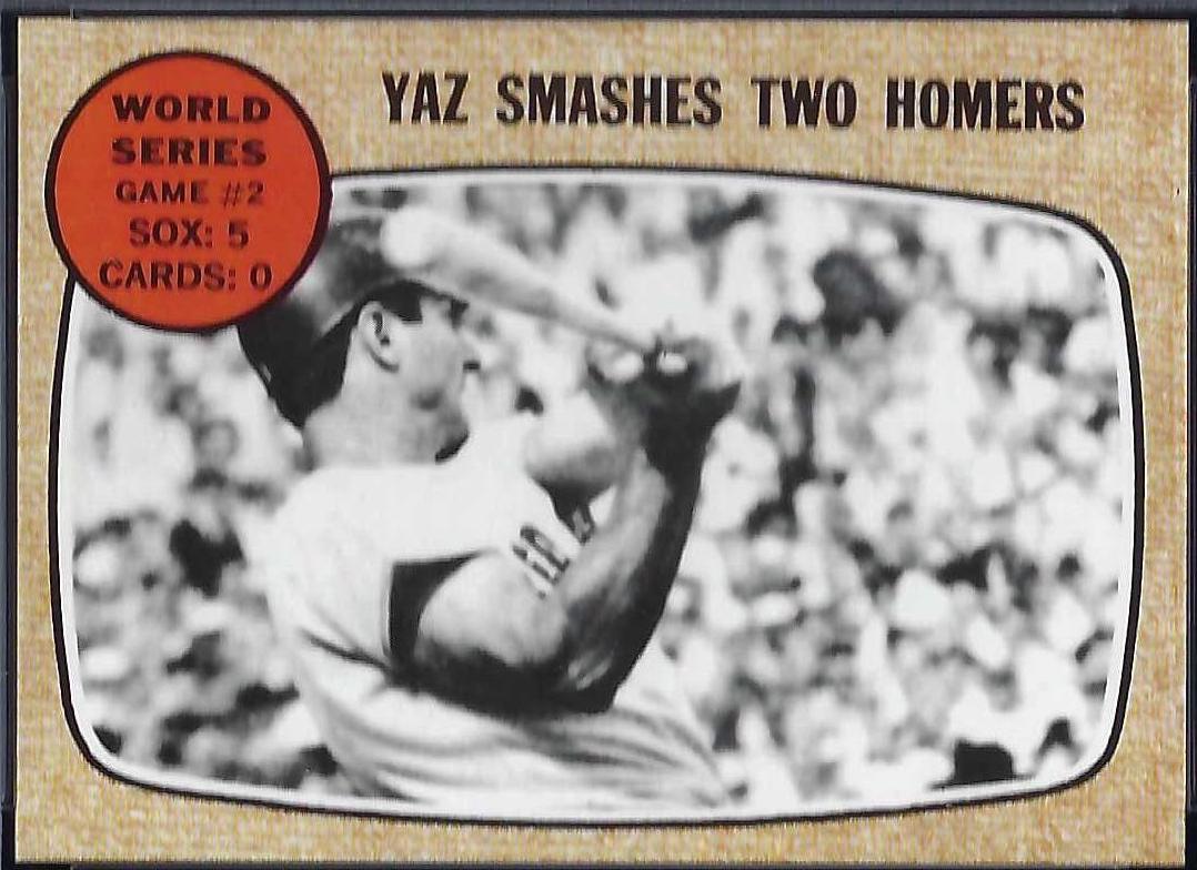 World Series Game 2 [Yaz Smashes Two Homers] #152 Prices | 1968 Topps ...