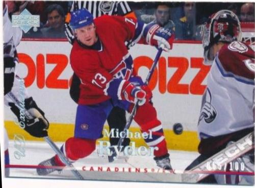Michael Ryder #155 Prices | 2007 Upper Deck | Hockey Cards
