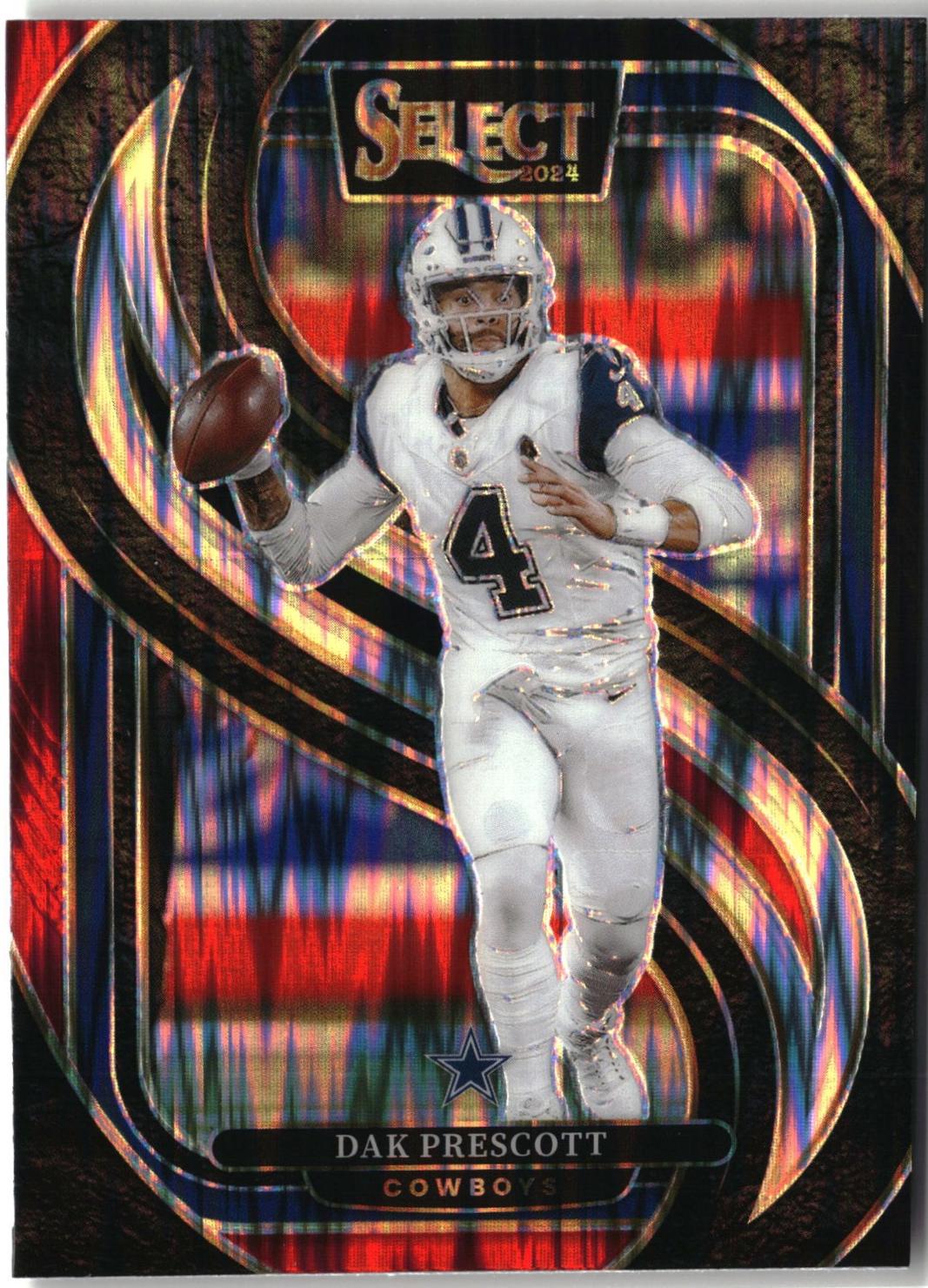 Dak Prescott [Black Red Prizm Shock] #125 Prices | 2024 Panini Select ...