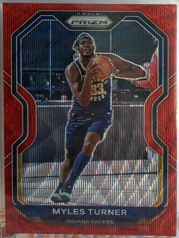 Myles Turner [Ruby Wave Prizm] #240 Prices | 2020 Panini Prizm ...
