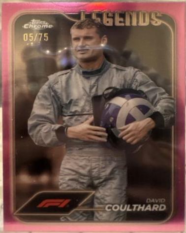 David Coulthard [Pink Refractor] #196 Prices | 2024 Topps Chrome ...