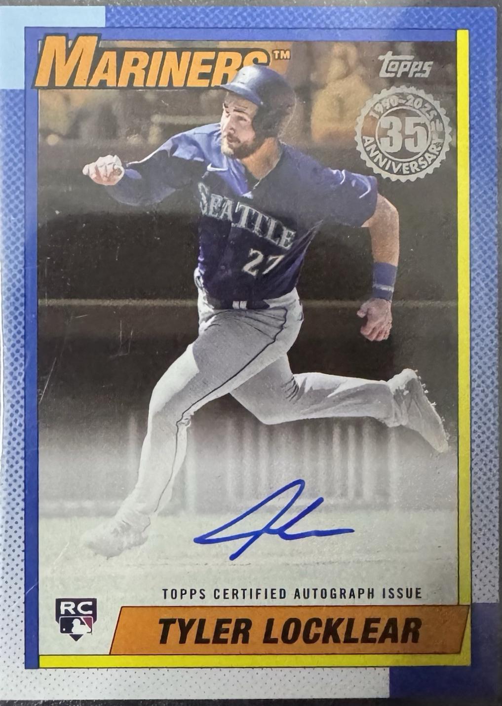 Tyler Locklear [Gold] #90A-TL Prices | 2025 Topps 1990 Autograph ...