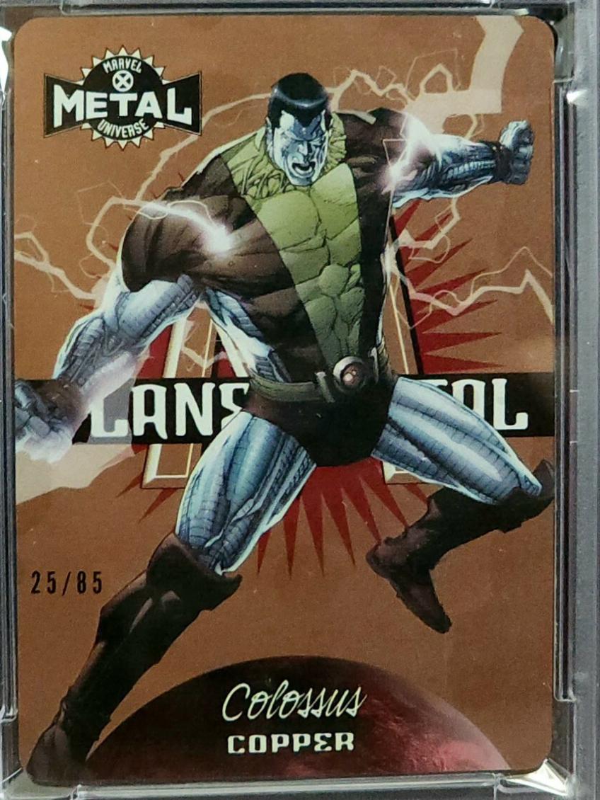 Colossus [Copper] #3 Prices | Marvel 2021 X-Men Metal Universe Planet ...