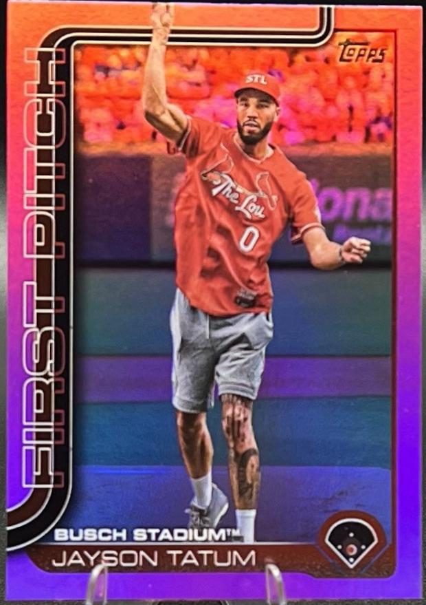 Jayson Tatum [Pink] #FP-5 Prices | 2025 Topps First Pitch | Baseball Cards