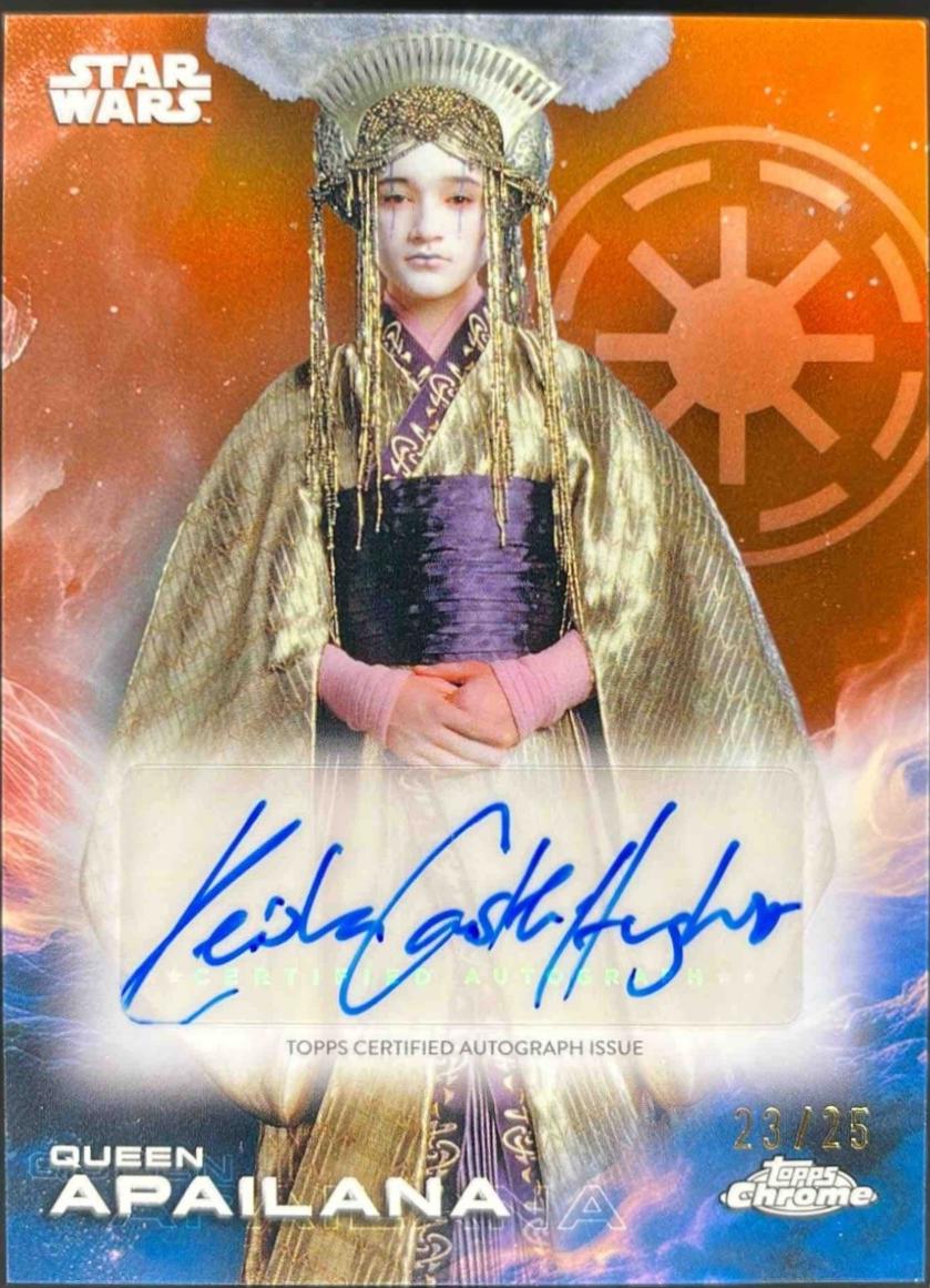 Keisha Castle-Hughes [Orange] #A-KCH Prices | Star Wars 2025 Topps ...