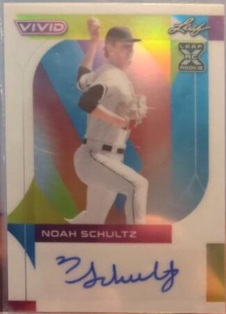 Noah Schultz [White] #BA-NS1 Prices | 2022 Leaf Vivid Autograph ...