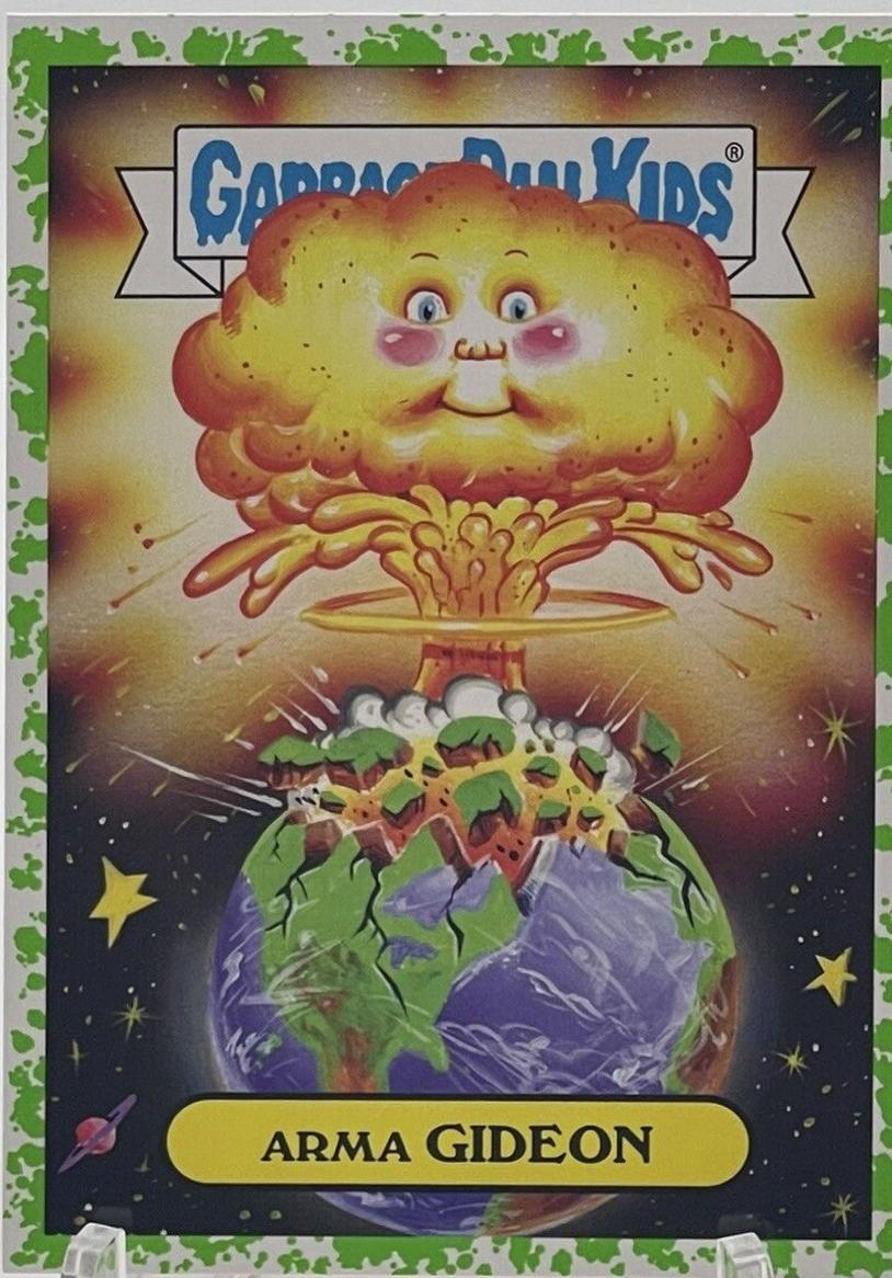 Arma GIDEON [Green] #18a Prices | Garbage Pail Kids Adam-Geddon | GPK Cards