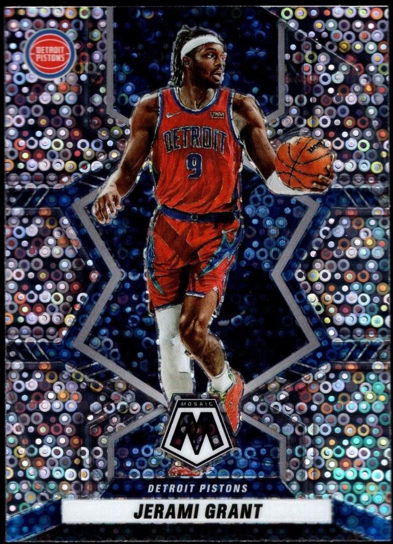 Jerami Grant [Fast Break Silver] #89 Prices | 2021 Panini Mosaic ...