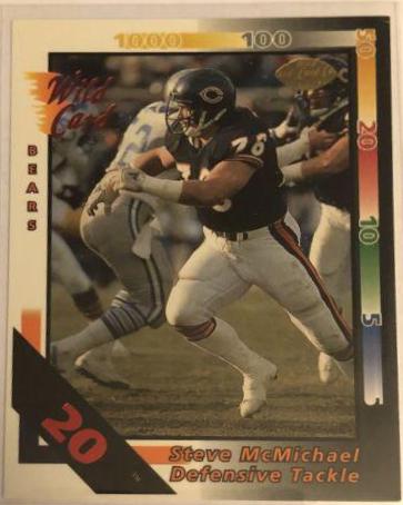 Steve McMichael [20 Stripe] #283 Prices | 1992 Wild Card | Football Cards