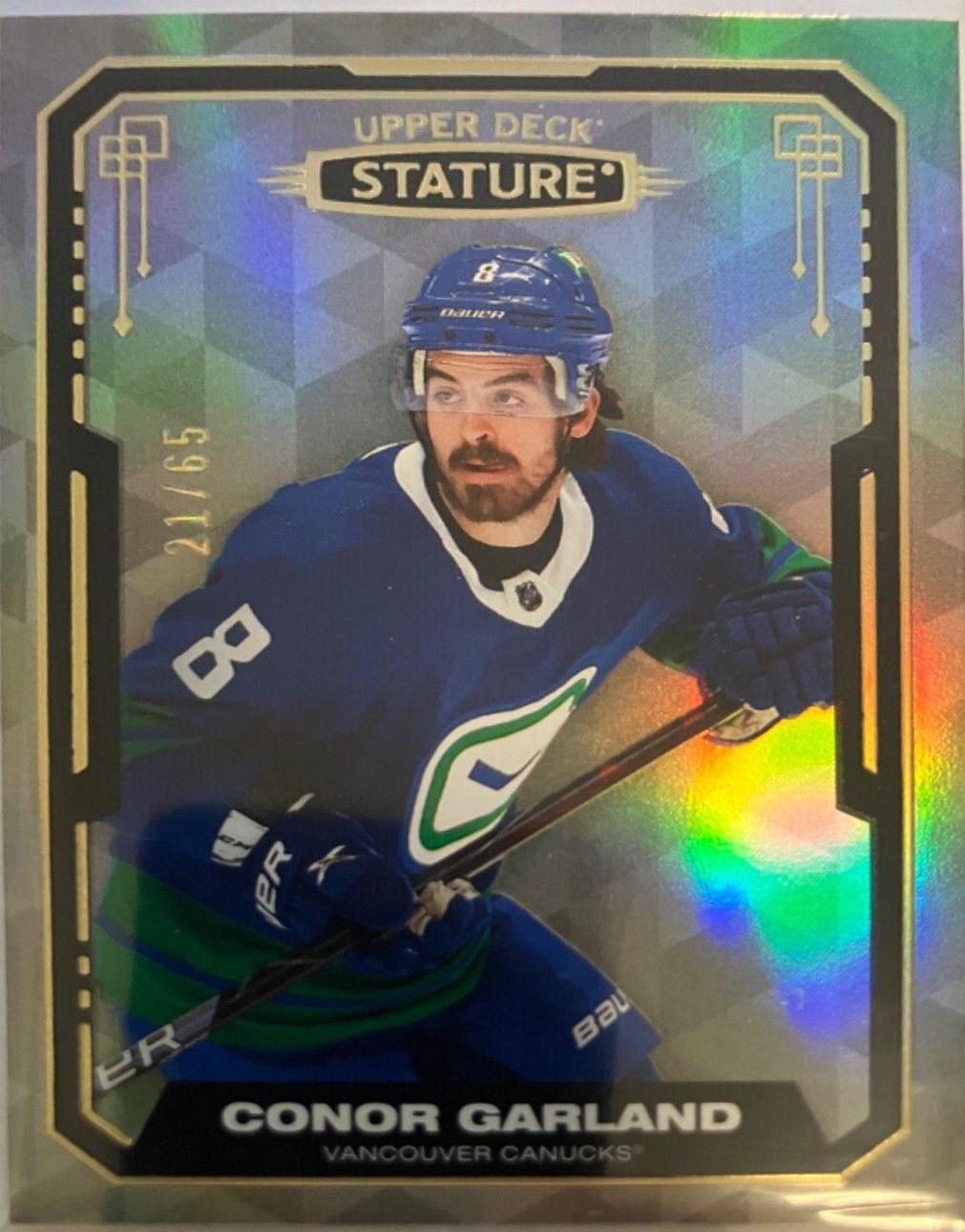 Conor Garland [Photo Variant] #31 Prices | 2021 Upper Deck Stature ...
