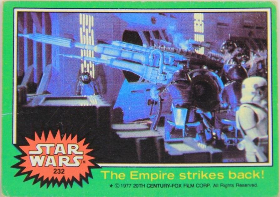 The Empire strikes back! #232 Prices | Star Wars 1977 Topps | Star Wars ...