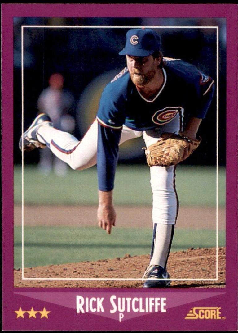 Rick Sutcliffe #50 Prices | 1988 Score | Baseball Cards