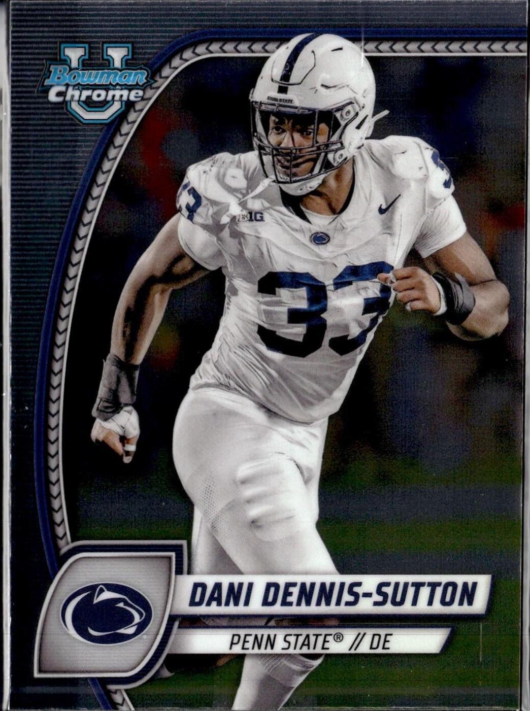 Dani Dennis-Sutton #51 Prices | 2024 Bowman Chrome University ...