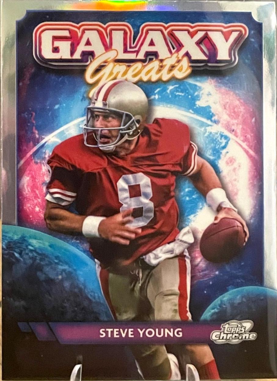 Steve Young [Gold Interstellar Refractor] #GG-30 Prices | 2024 Topps ...