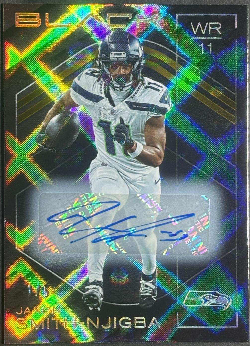 Jaxon Smith-Njigba [Gold Autograph] #94 Prices | 2025 Panini Black ...