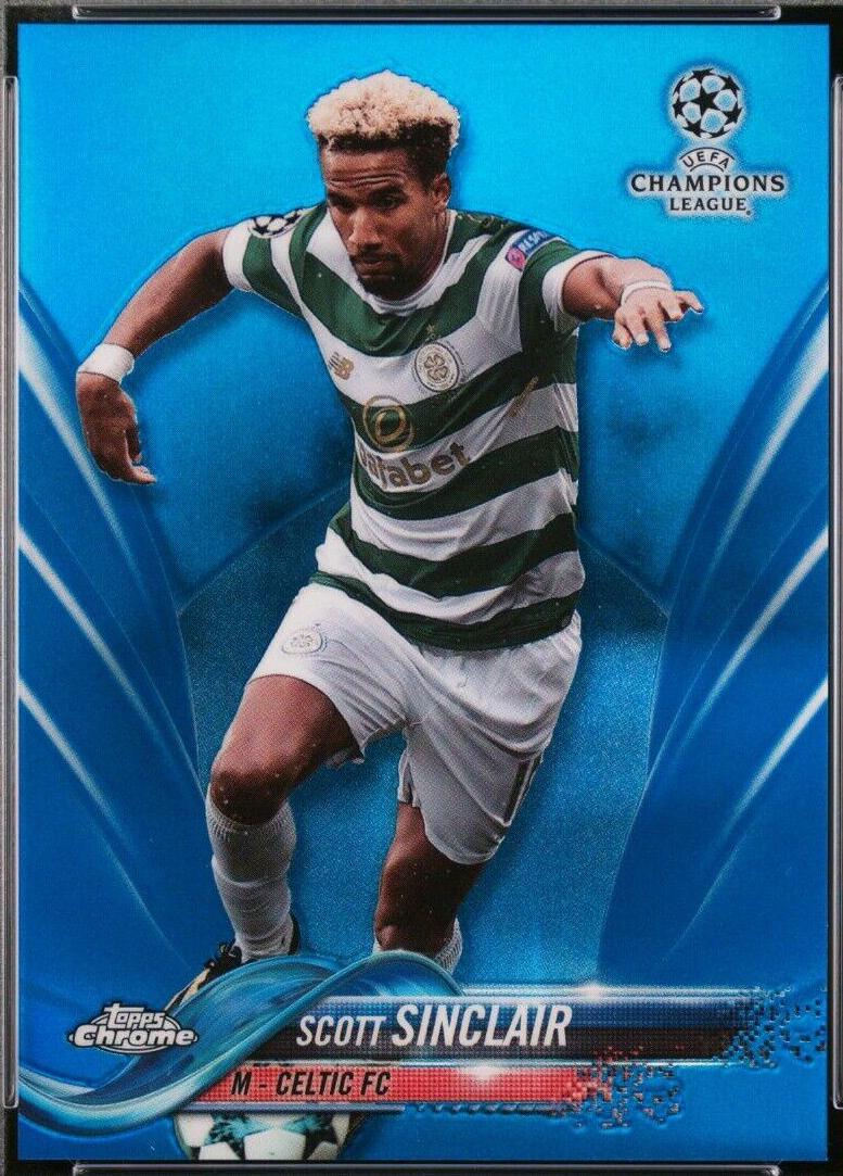 Scott Sinclair [Blue Refractor] #40 Prices | 2017 Topps Chrome UEFA ...