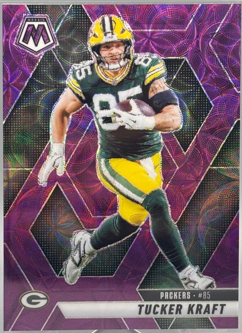 Tucker Kraft [Purple Scope] #50 Prices | 2025 Panini Mosaic | Football ...