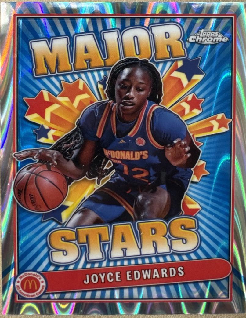 Joyce Edwards [Gold RayWave Refractor] #SES-JOE Prices | 2024 Topps ...