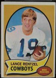 Lance Rentzel [Black Name] #113 Prices | 1970 Topps | Football Cards