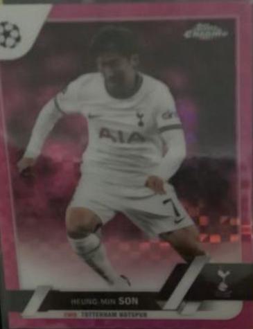 Heung Min Son [Pink Xfractor] #5 Prices | 2022 Topps Chrome UEFA Club ...