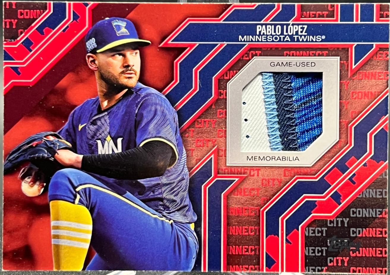Pablo Lopez [Red] #CC-PL Prices | 2025 Topps City Connect Swatch ...