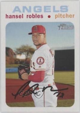 Hansel Robles [White Border] #375 Prices | 2020 Topps Heritage ...